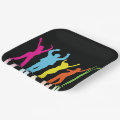 Colourful Dancers Dancing Around Paper Plates | Zazzle