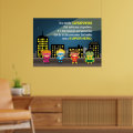 Colourful Motivating Superhero Quote For Kids Room Poster | Zazzle