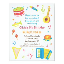 Music Invitations & Announcements | Zazzle