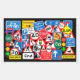 Colourful Road Signs Rectangular Sticker | Zazzle