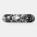 Colourful Tiger Head - Retro Tiger Skateboard | Zazzle