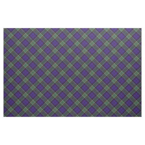 Clan Colquhoun Dress Tartan Fabric | Zazzle.com