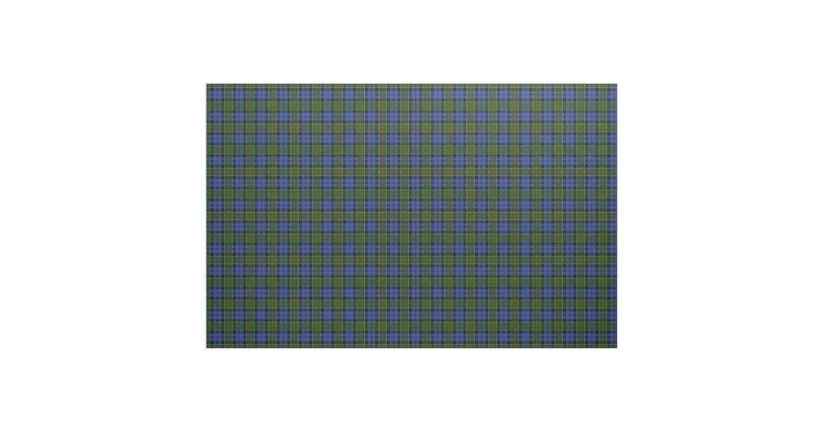 Colquhoun Tartan Print Fabric | Zazzle