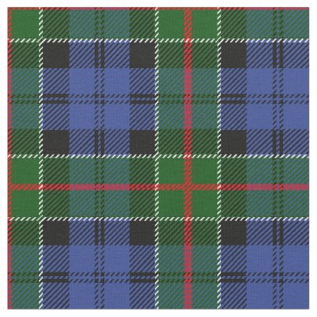 Clan Colquhoun Dress Tartan Fabric | Zazzle