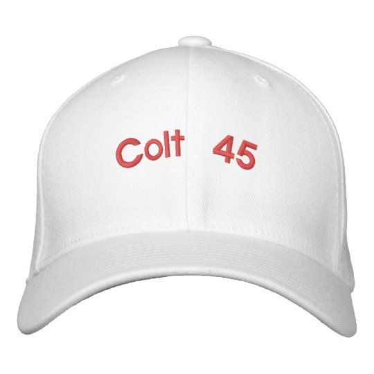 Colt 45 embroidered baseball cap | Zazzle.com