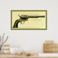 Colt Revolver ~ 1878 ~ Vintage Advertising Poster | Zazzle
