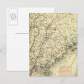 Colton's Driving and Wheeling Map of the US 2 Postcard | Zazzle