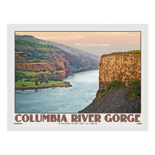 Columbia Gorge - Rowena Plateau W.jpg Postcard | Zazzle.com