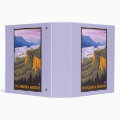 Columbia River Gorge Scene with Crown Point 3 Ring Binder | Zazzle