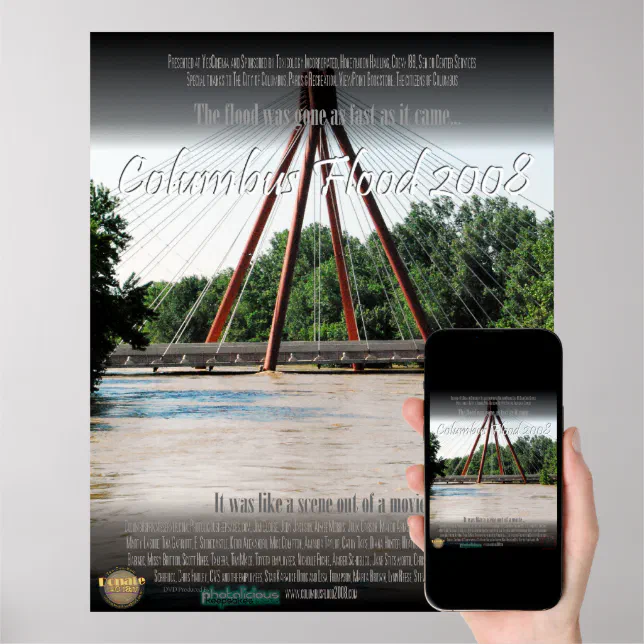 Columbus Indiana Flood of 2008 Poster | Zazzle