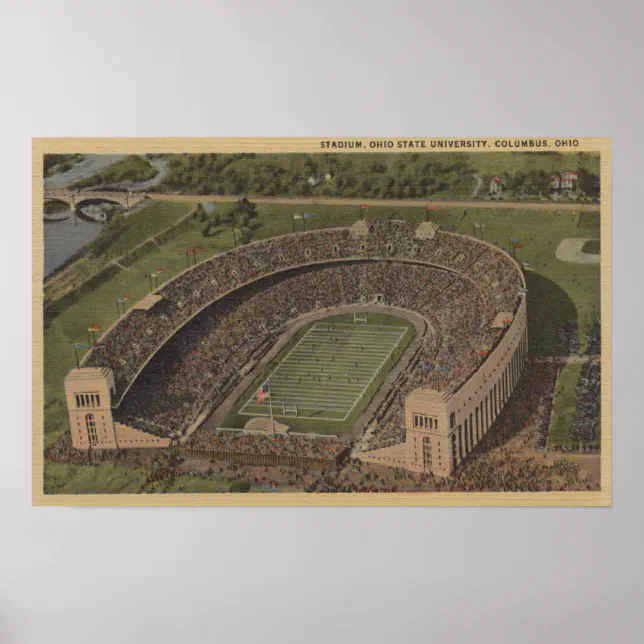 Columbus, Ohio - Ohio State University Poster | Zazzle