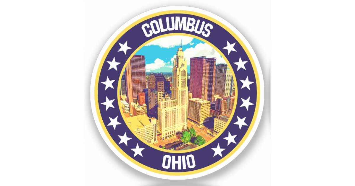 Columbus sticker | Zazzle