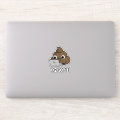 Com-poo-ter Funny Computer Poop Pun Sticker | Zazzle