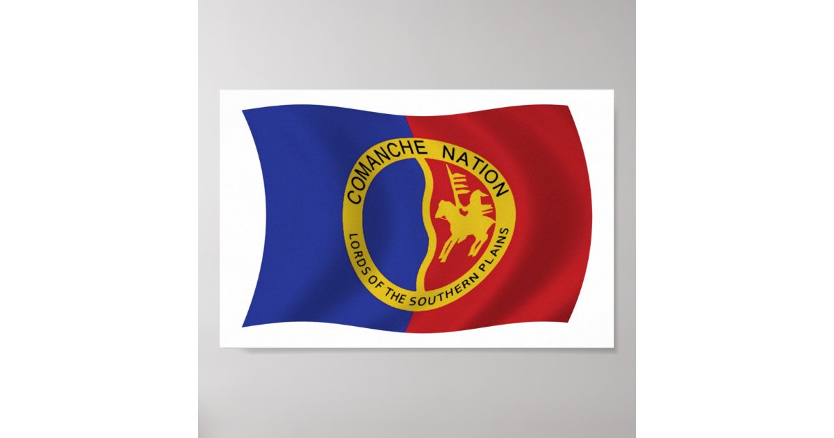 Comanche Nation Flag Poster Print | Zazzle