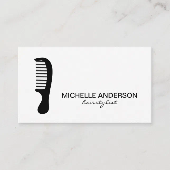 Comb Business Card | Zazzle