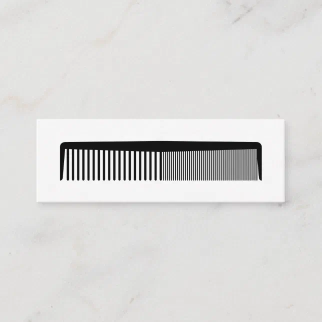 Comb Mini Business Card | Zazzle