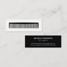 Comb Mini Business Card | Zazzle