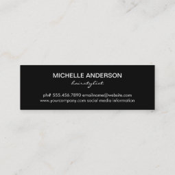 Comb Mini Business Card | Zazzle