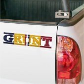 Combat Action Ribbon GRUNT Bumper Sticker | Zazzle