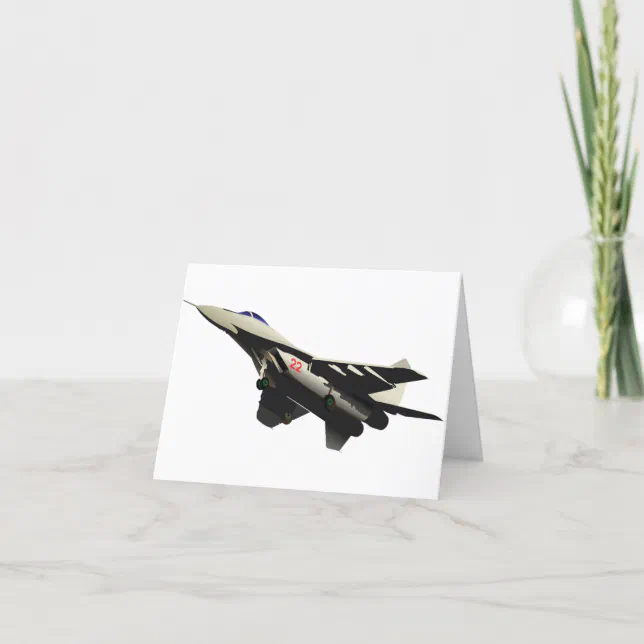 Combat Aircraft Note Cards | Zazzle