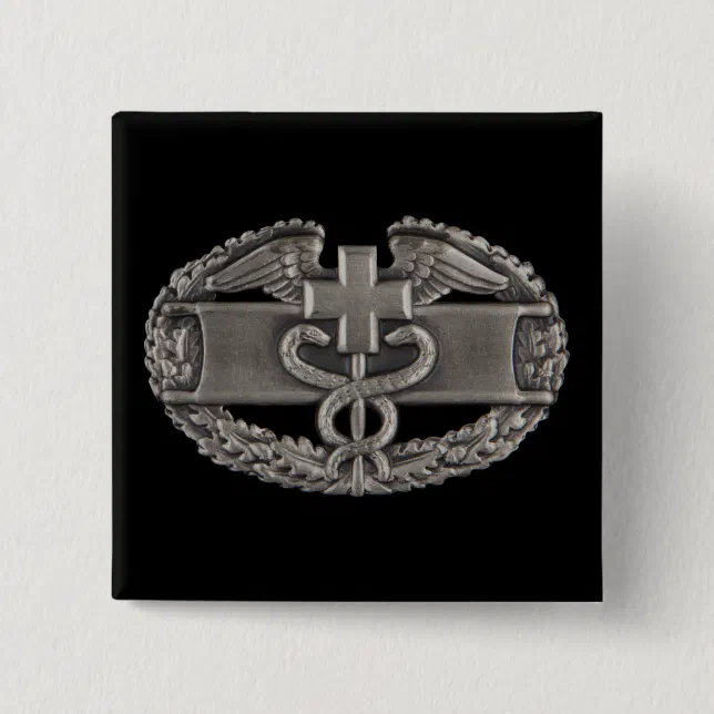 Combat Field Medical Badge (CFMB) Pinback Button | Zazzle