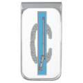Combat Infantryman Badge CIB Army Veteran Silver Finish Money Clip | Zazzle