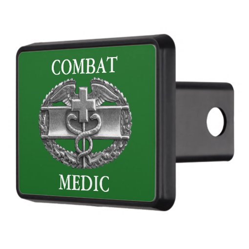Combat Medical Badge Hitch Cover | Zazzle