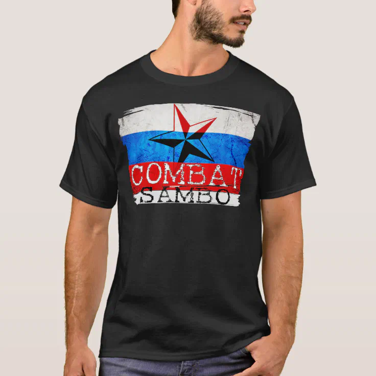 Combat Sambo T-Shirt Russian Sambo | Zazzle