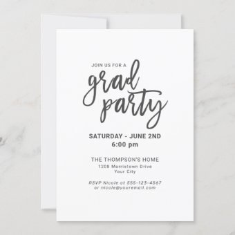 Combined Graduation Party Invitation | Zazzle
