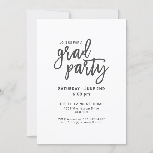 Combined Graduation Party Invitation | Zazzle