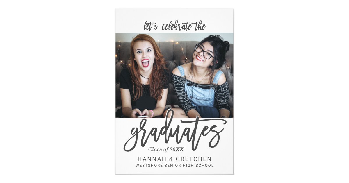 Combined Graduation Party Invitation | Zazzle.com