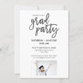 Combined Graduation Party Two Photos Invitation | Zazzle
