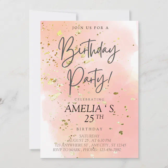 Come Celebrate My Birthday! Invitation | Zazzle
