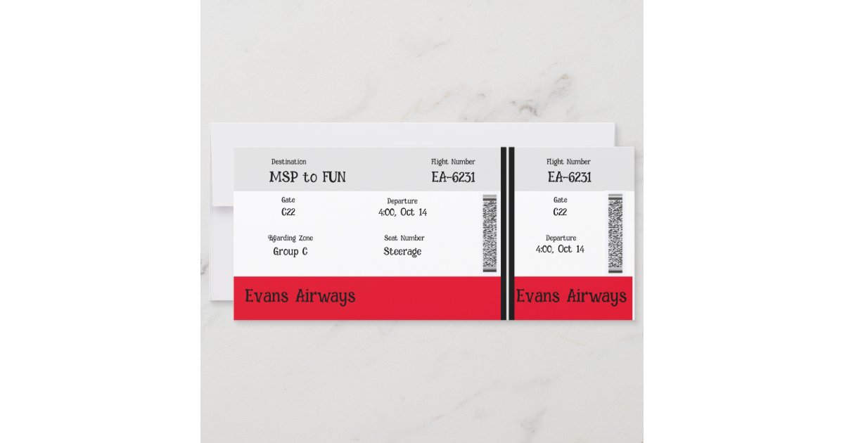 Come Fly With Us Invitation | Zazzle