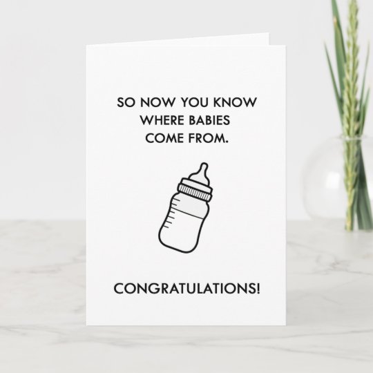 Come From New Baby Card | Zazzle.com