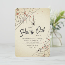 Come Hang Out With Us Halloween Party Invitation | Zazzle