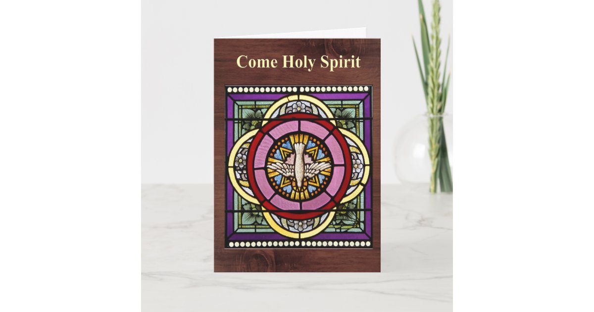 Come Holy Spirit Card | Zazzle