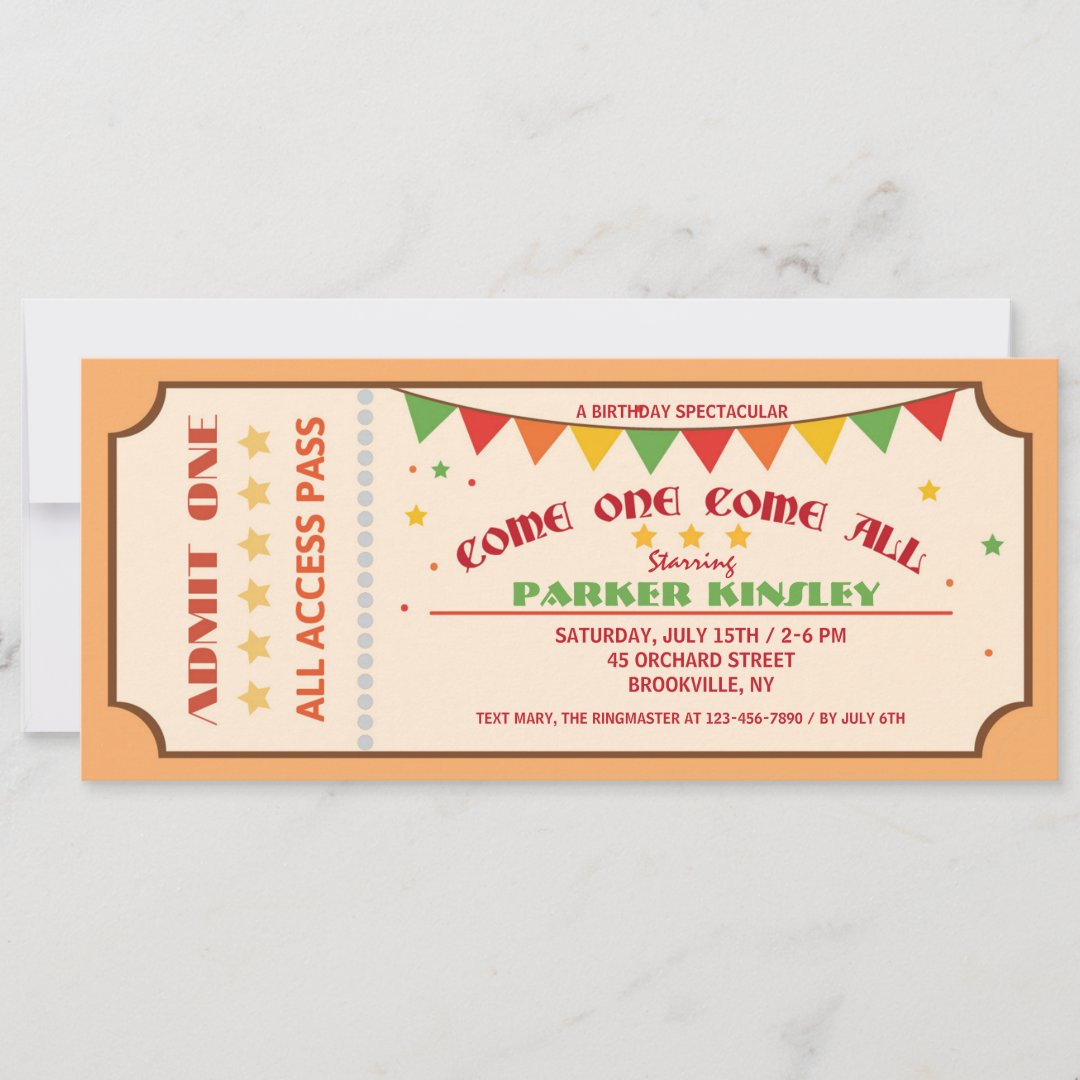 Come One Come All Invitation | Zazzle