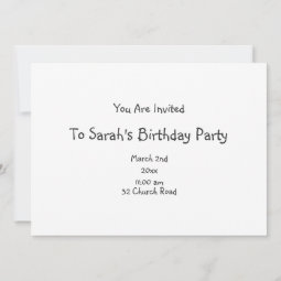 Come To My Party - Child's Drawing Invitation | Zazzle