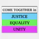 Come Together in... Monogram Text Sign | Zazzle