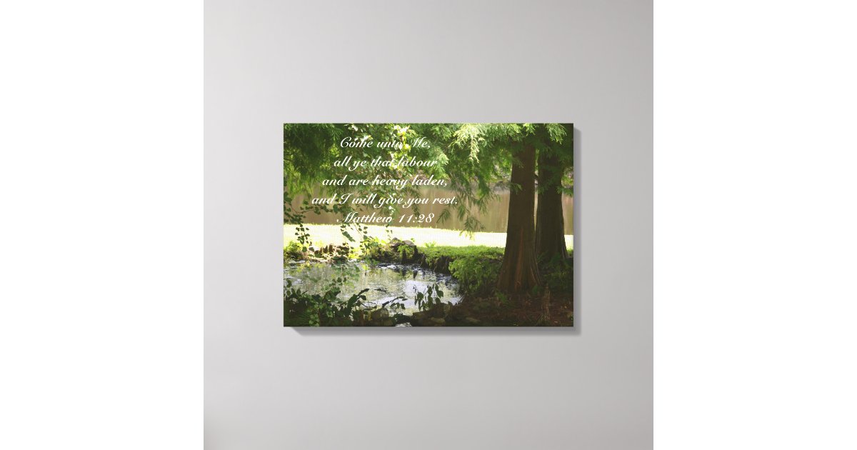 Come Unto Me! Canvas Print | Zazzle