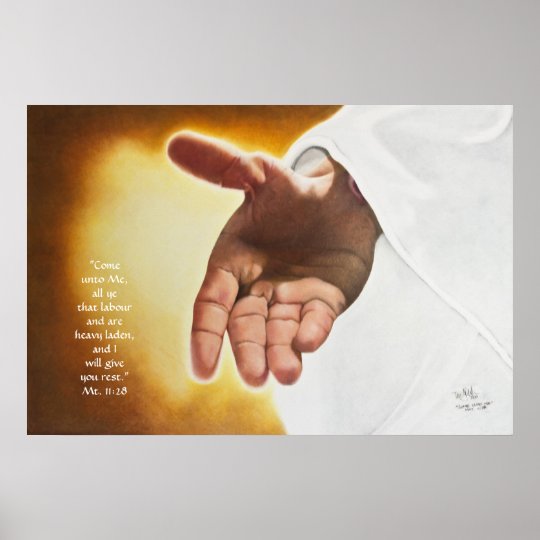 "Come unto Me" Jesus, Fine Art Print | Zazzle.com