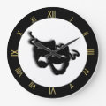 Comedy and Tragedy Unique Theater Wall Clock | Zazzle