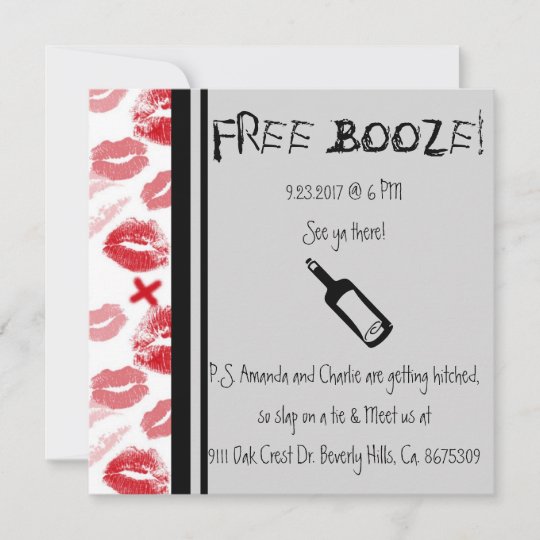 Comedy Wedding Invitation, Humor Invitation | Zazzle.com