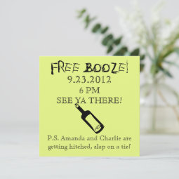 Comedy Wedding Invitation, Humor Invitation | Zazzle