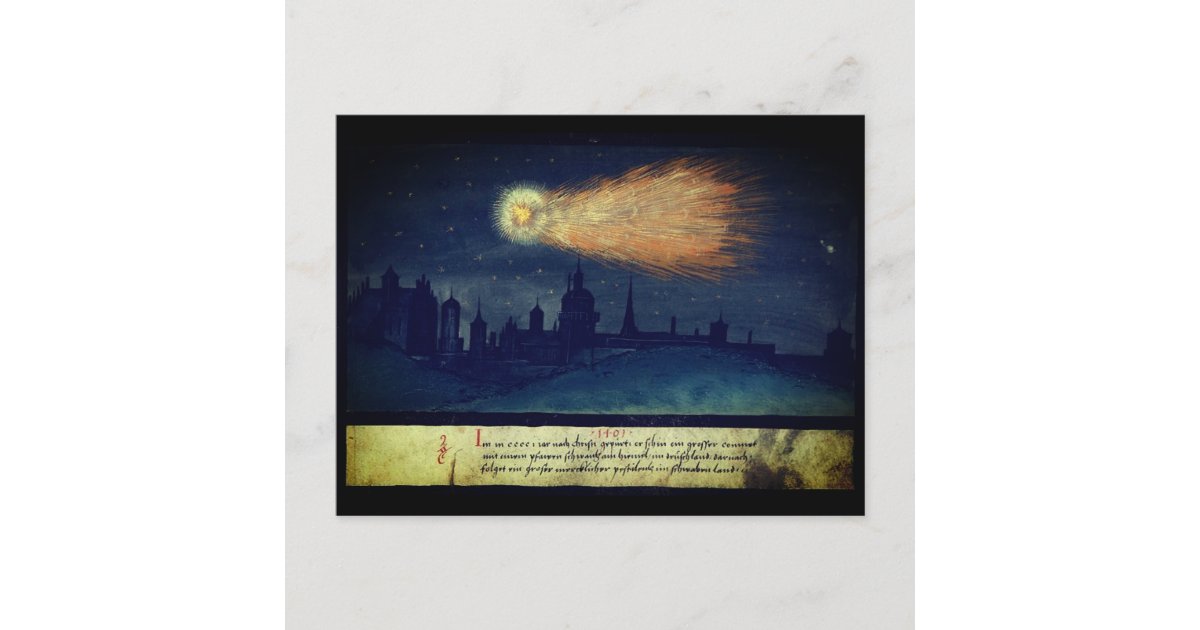 Comet | postcard | Zazzle