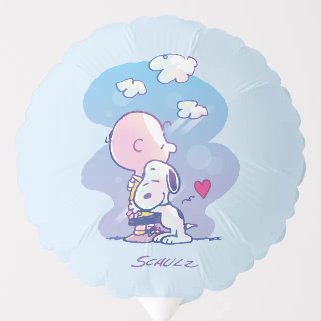 Comfort & Security | Charlie & Snoopy Hug Balloon | Zazzle