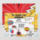 Comic Birthday Party Invitation | Zazzle