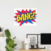 Comic book BANG Poster | Zazzle