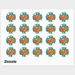 Comic Book PARTY! Stickers | Zazzle